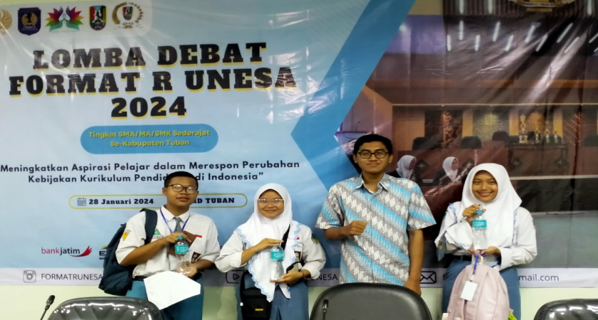 SMAN 1 Grabagan Ikuti Lomba Debat Format R UNESA 2024 | SMAN 1 GRABAGAN